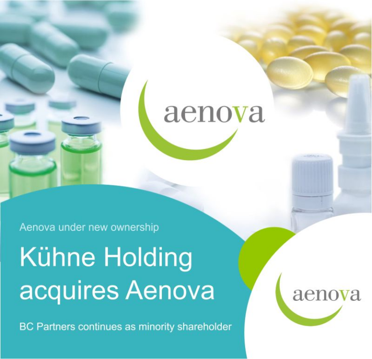 Aenova Acquired by Kühne Holding - PharmaSource