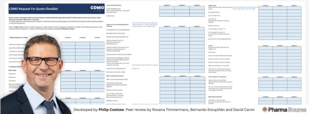 CDMO Request For Quote (RFQ) Checklist [DOWNLOAD] - PharmaSource