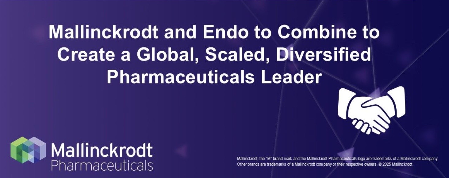 Mallinckrodt and Endo Announce Merger - PharmaSource
