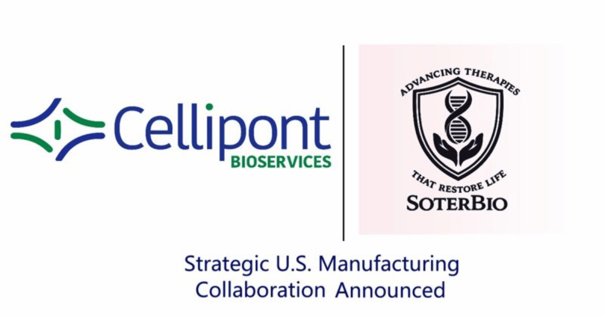 Cellipont Bioservices and Soter Bio Launch U.S.-Based Integrated RNA-to ...